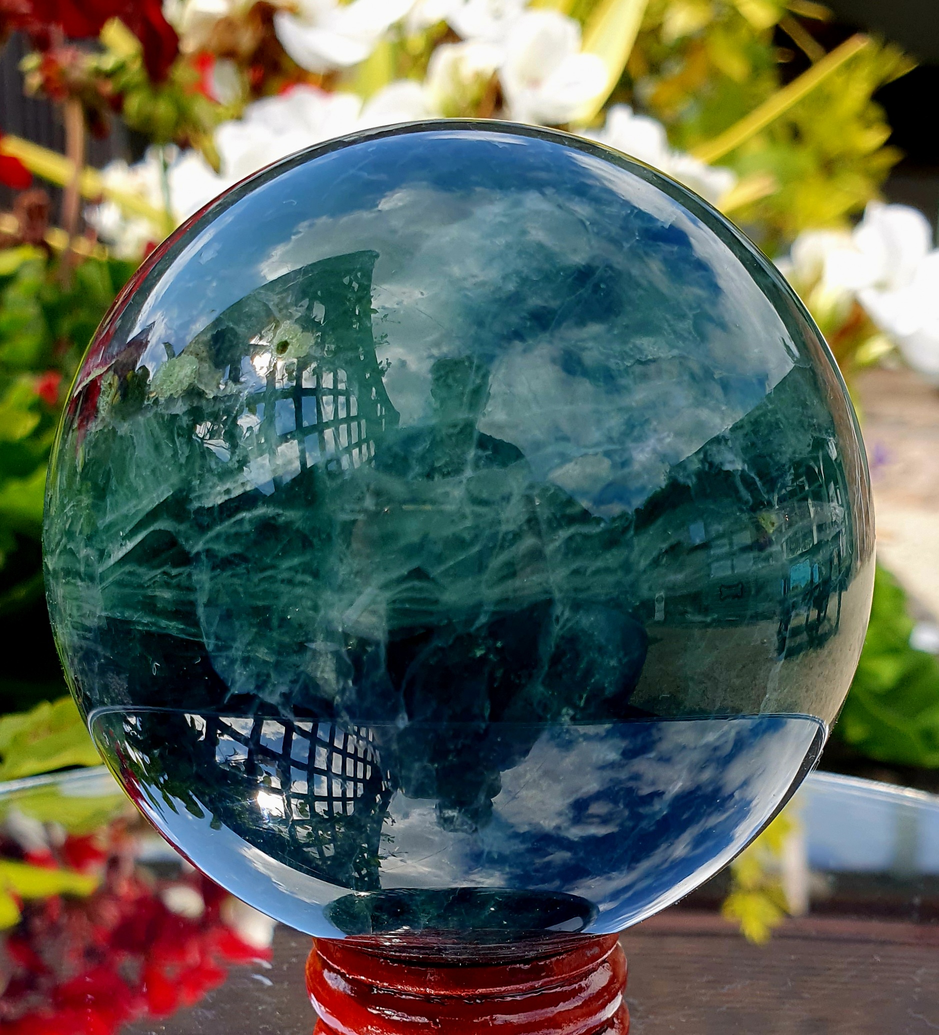 Fluorite Sphere - 8cm | Odonata Studios