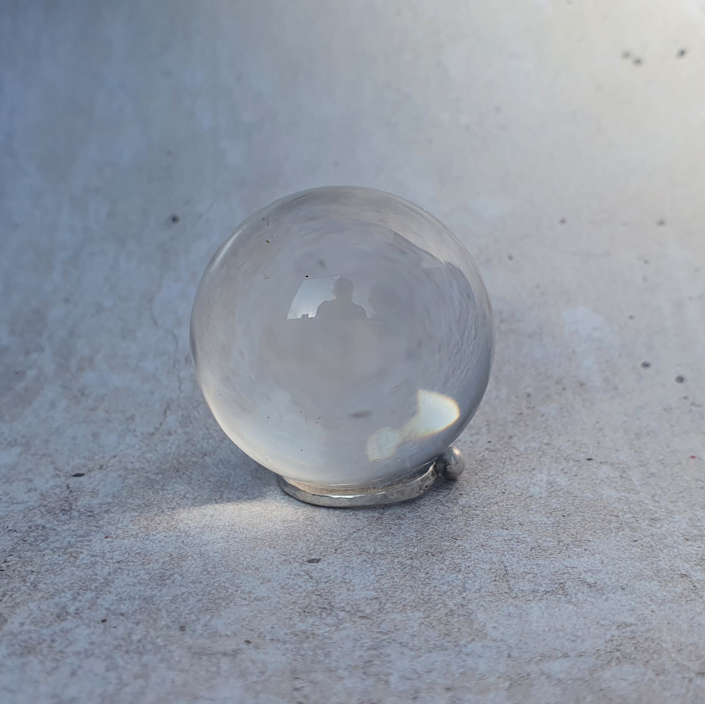 Clear Quartz Crystal Ball
