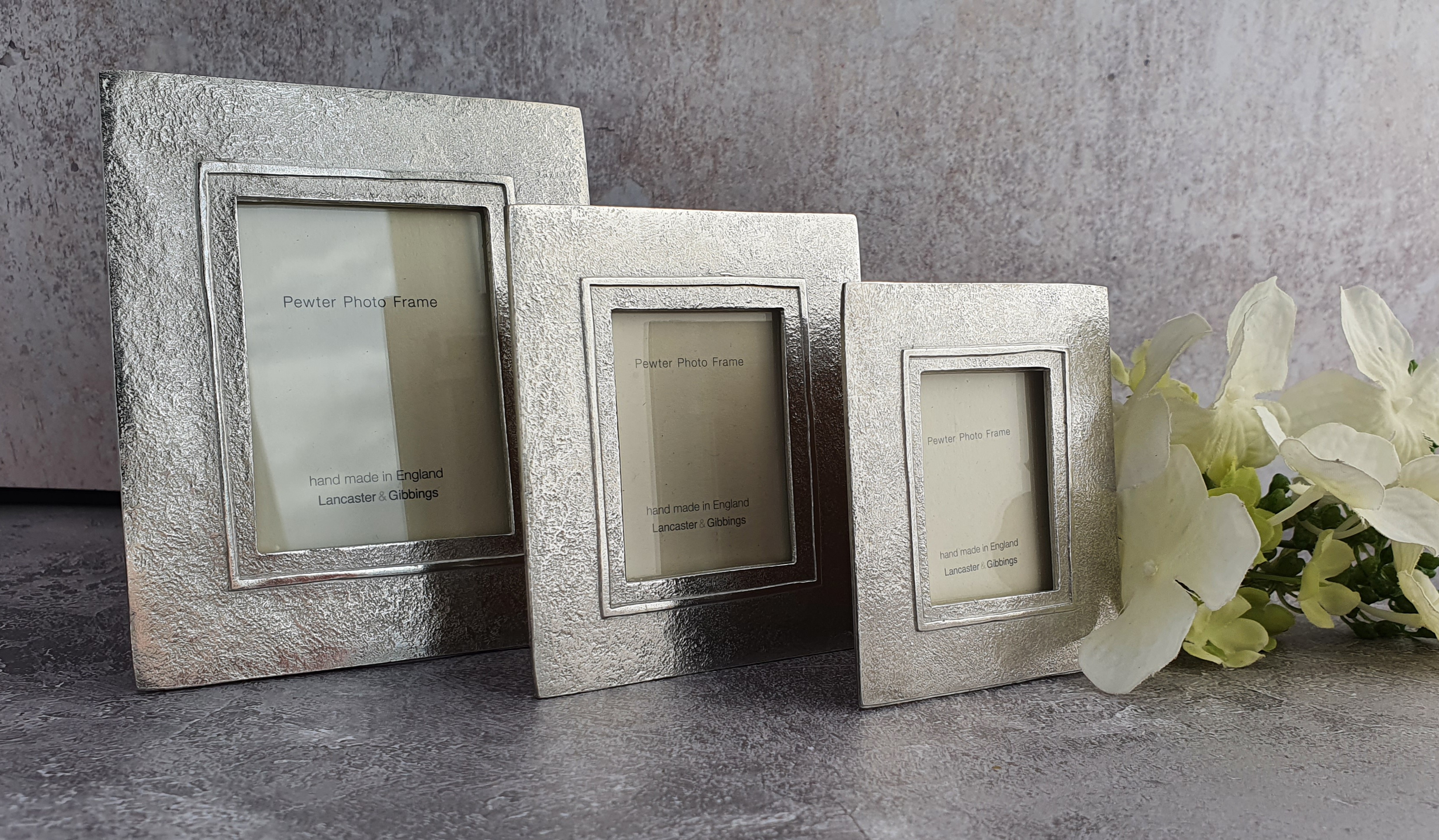 Mini Pewter Frames - Raised Line | Odonata Studios