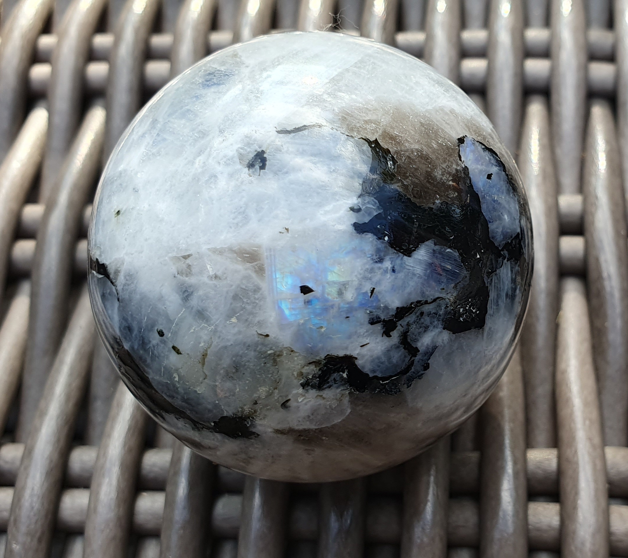 Moonstone Sphere 5cm | Odonata Studios