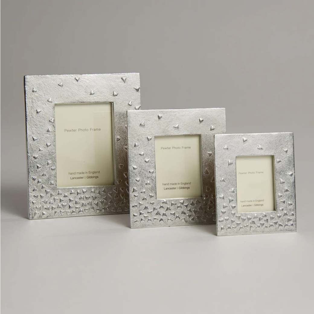 Mini Pewter Frames - Floating Hearts | Odonata Studios